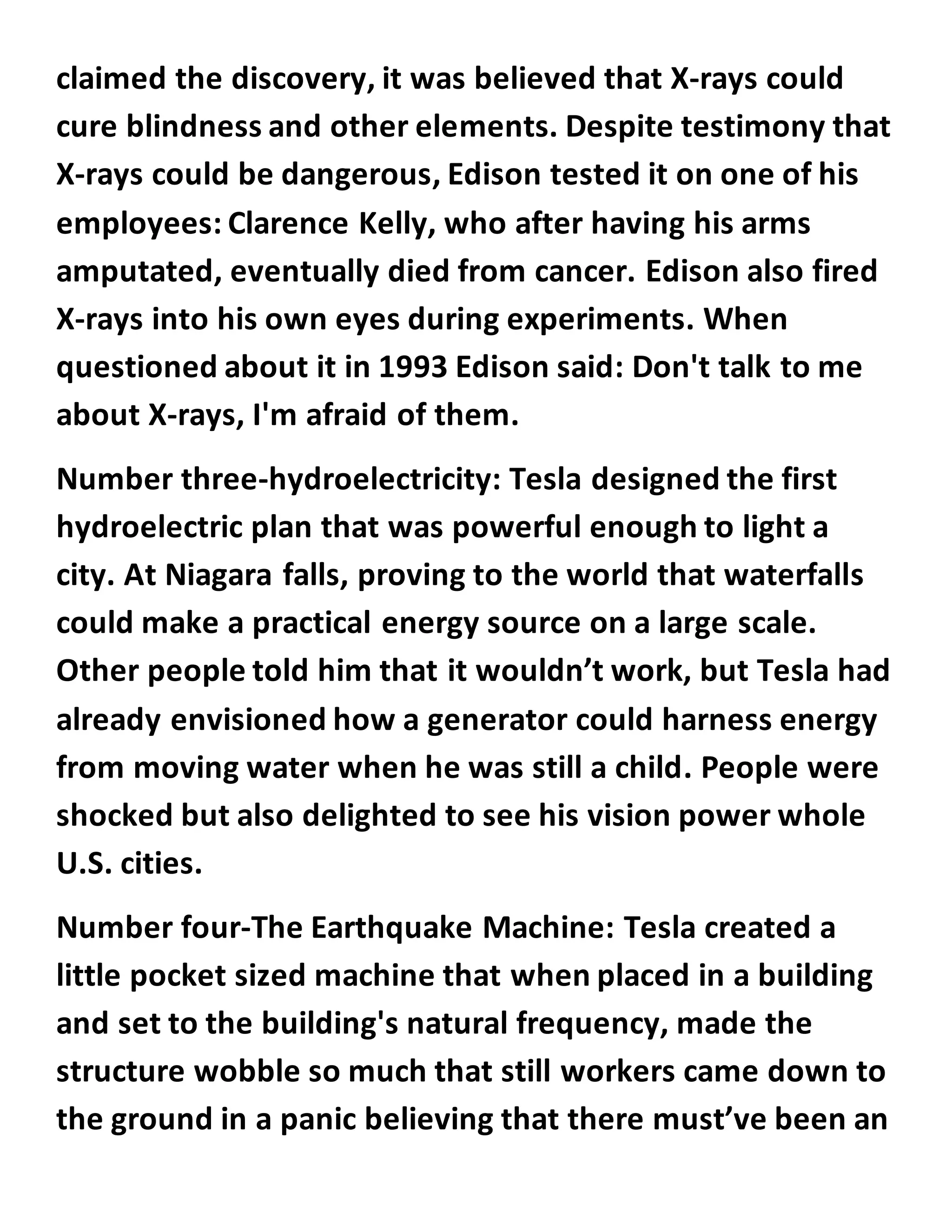 Historical figure-Nikola Tesla | DOCX