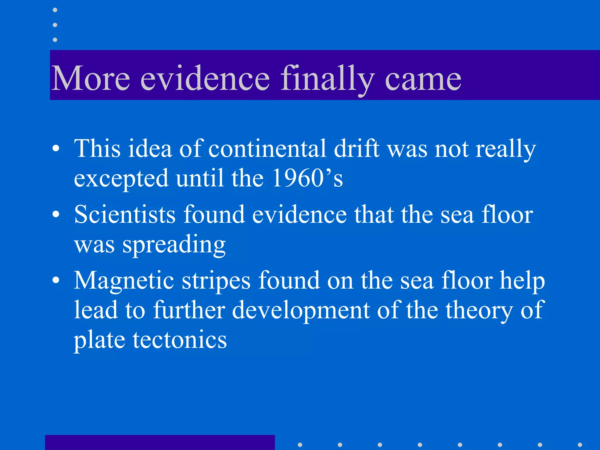 The story of pangea and plate tectonics | PPT
