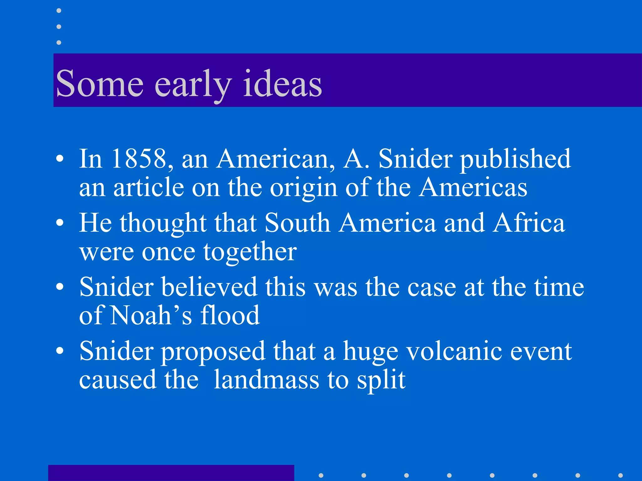 The story of pangea and plate tectonics | PPT