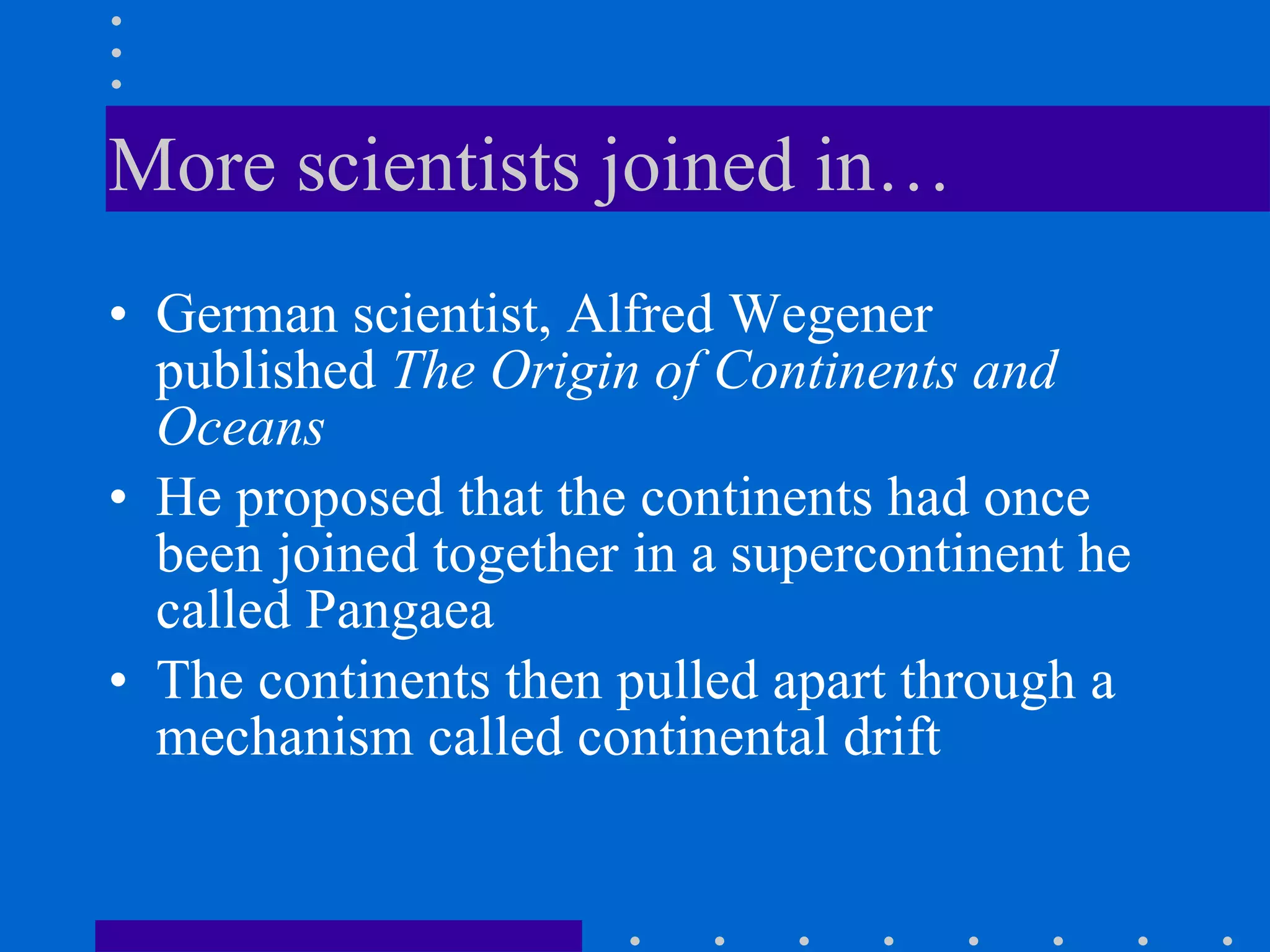 The story of pangea and plate tectonics | PPT