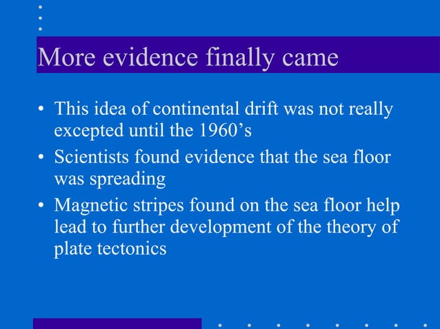 The story of pangea and plate tectonics | PPT