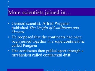 The story of pangea and plate tectonics | PPT