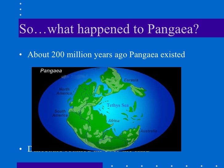 The story of pangea and plate tectonics