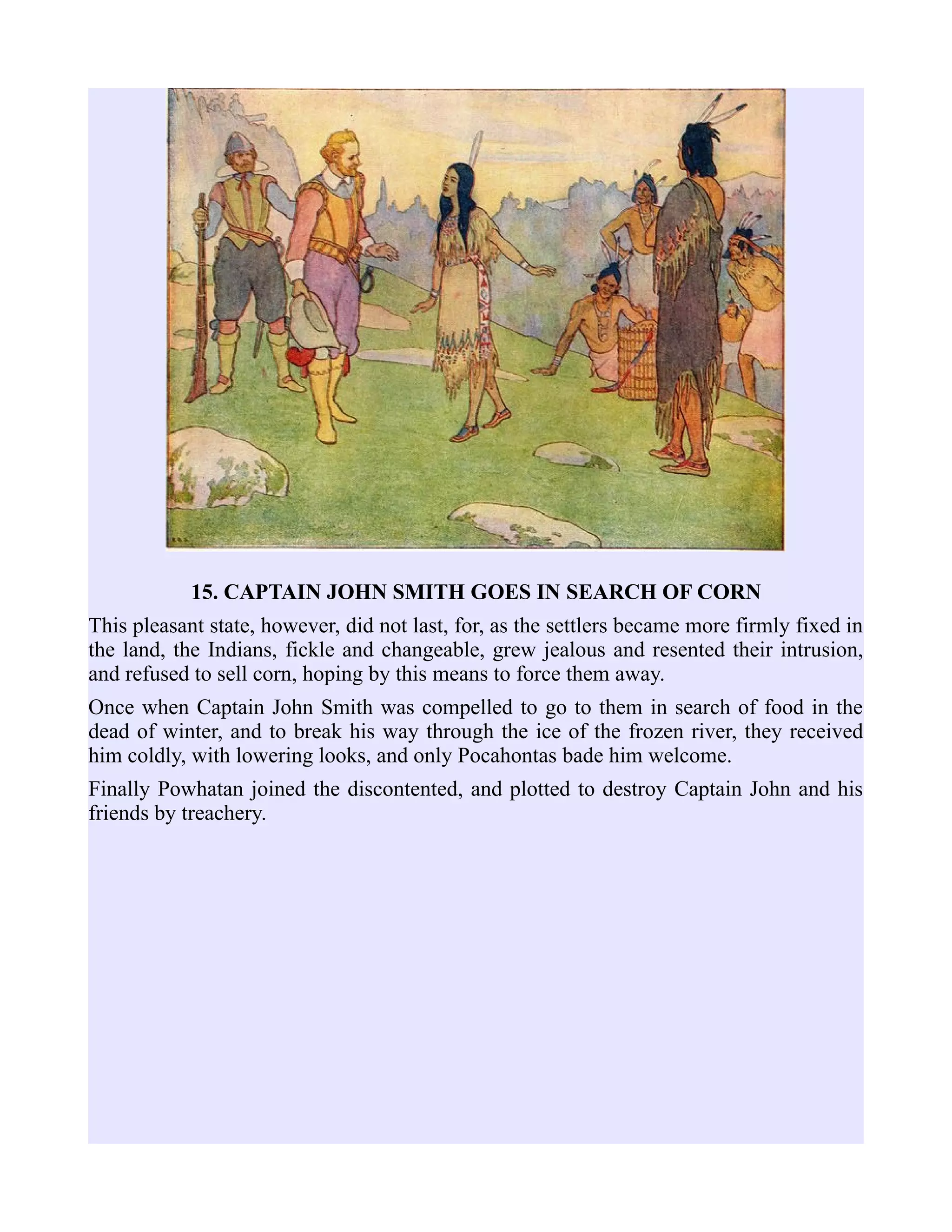 The Story of Pocahontas and Captain John Smith | PDF