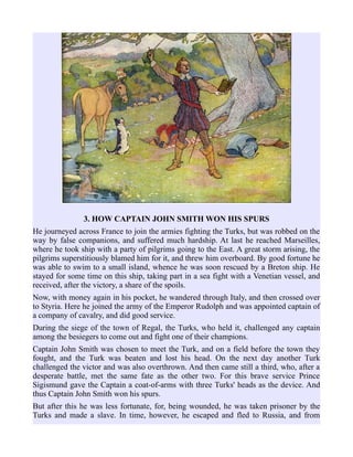 The Story of Pocahontas and Captain John Smith | PDF