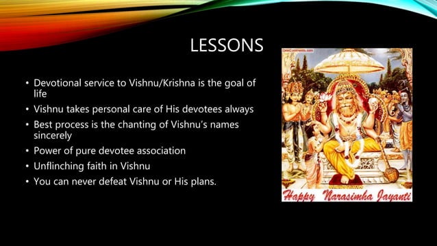 The story of prahlad | PPTX