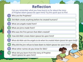 The Story Of Prophet Adam In Islam Presentation.pptx