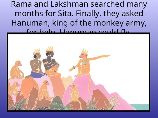 The story of Rama and Sita.Presentation for children | PPT