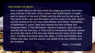 The story of ruth | PPTX | Christianity | Religion & Spirituality
