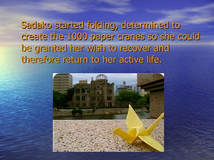 The story of sadako sasaki