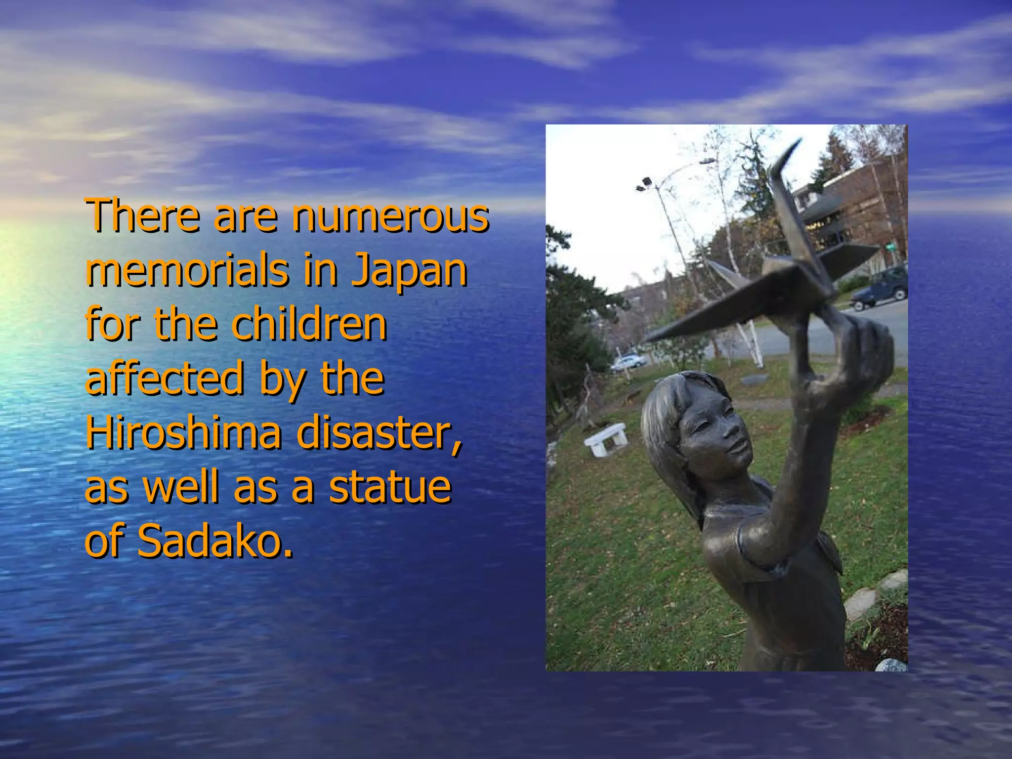 The story of Sadako Sasaki | PPT