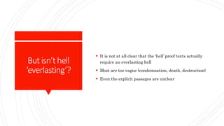 The Story of Salvation: A Narrative Theology of Hell—Robin Parry | PPTX