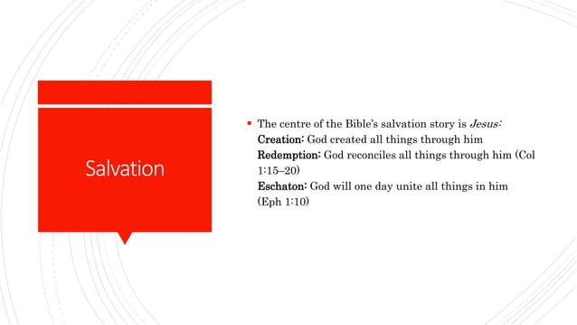 The Story of Salvation: A Narrative Theology of Hell—Robin Parry | PPT