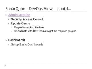 The story of SonarQube told to a DevOps Engineer | PDF
