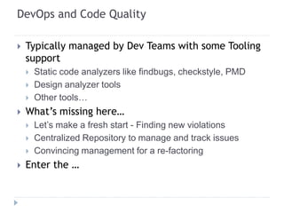 The story of SonarQube told to a DevOps Engineer | PDF