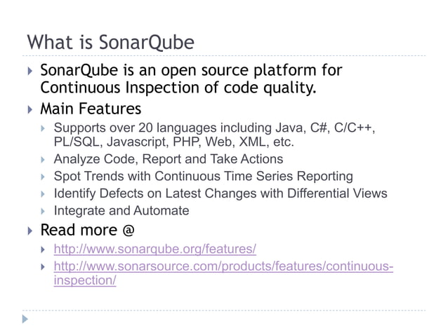 The story of SonarQube told to a DevOps Engineer | PDF