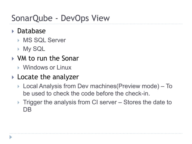 The story of SonarQube told to a DevOps Engineer | PDF