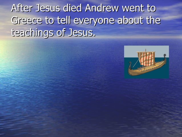 The story of St Andrew | PPT