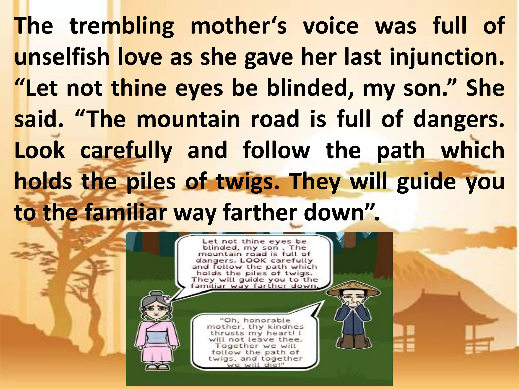 The story of the aged mother | PPTX