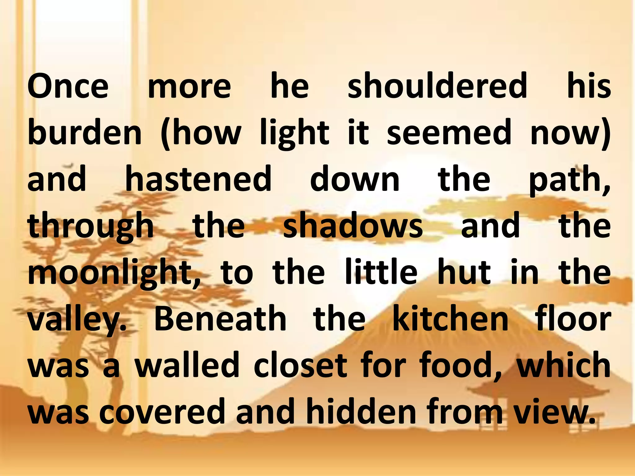 The story of the aged mother | PPTX