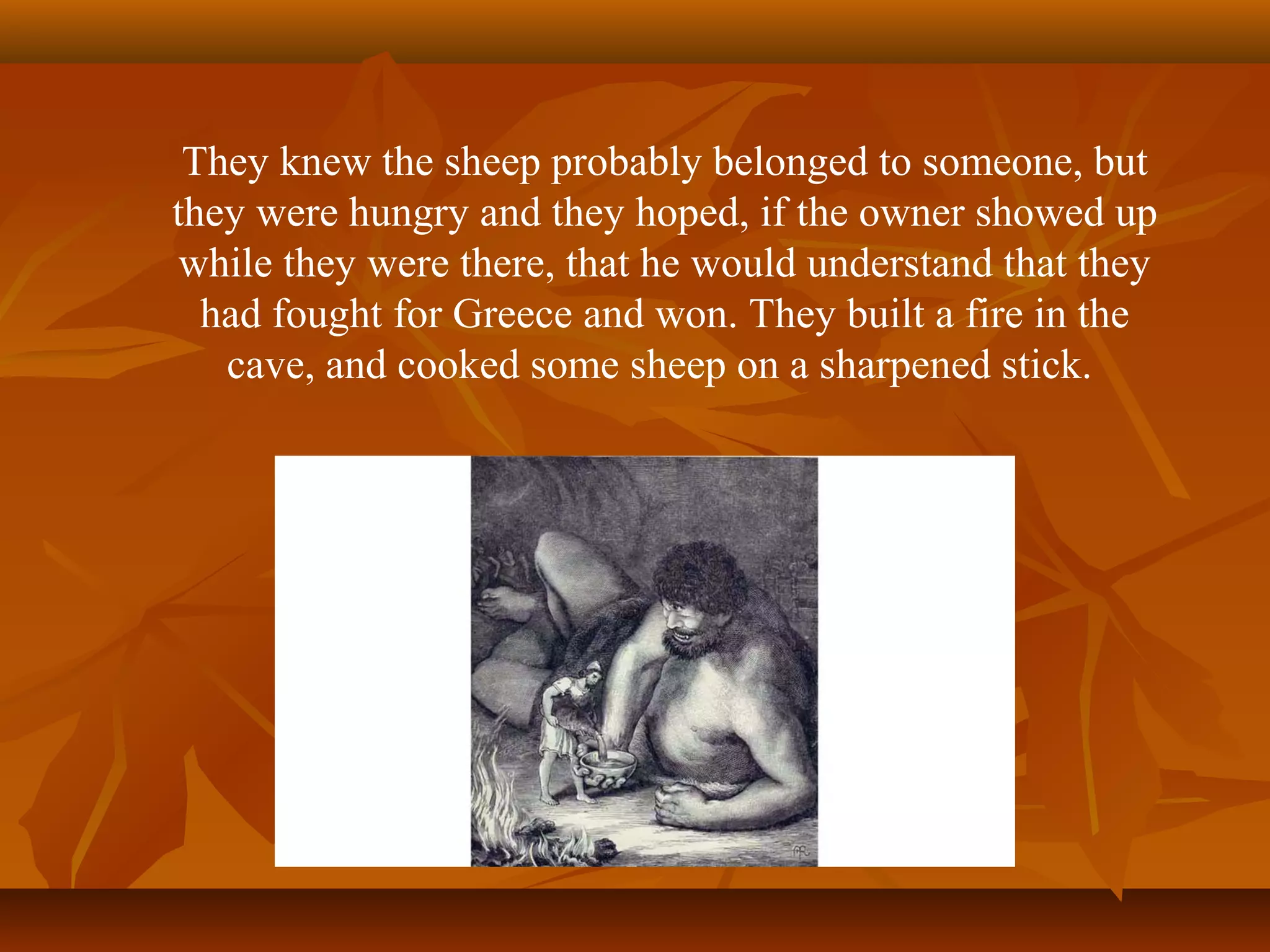 The story of the Cyclopes' cave | PPT