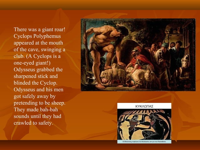 The story of the Cyclopes' cave | PPT