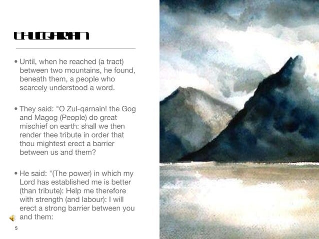 The story of the end lecture 5 | PPT