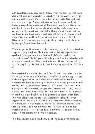 THE STORY OF THE GOOD LITTLE BOYBy Mark TwainONCE there was .docx