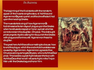 The story of the iliad | PPT