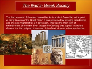 The story of the iliad | PPT | Death, Injury, or Military Conflict ...