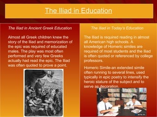 The story of the iliad | PPT | Death, Injury, or Military Conflict ...