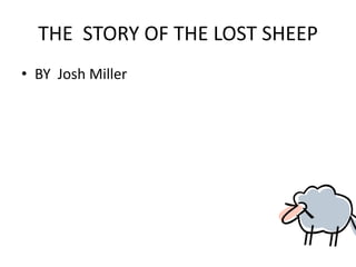 The story of the lost sheep | PPTX