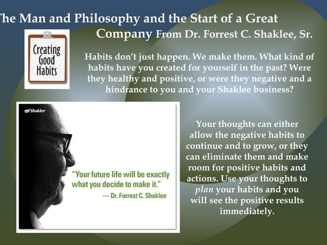 Story of The Shaklee Difference | PPT