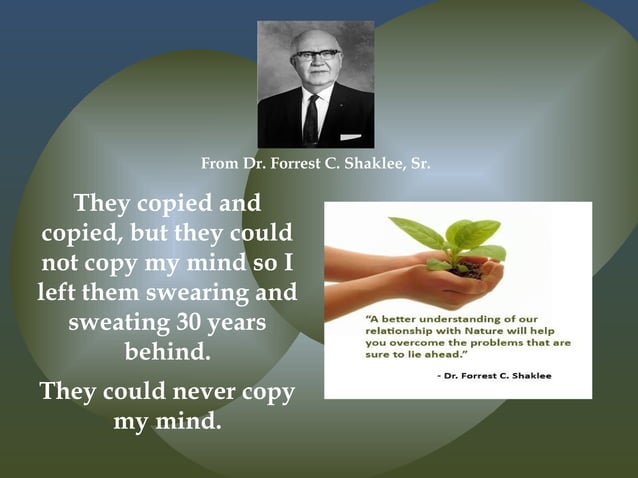 Story of The Shaklee Difference | PPT