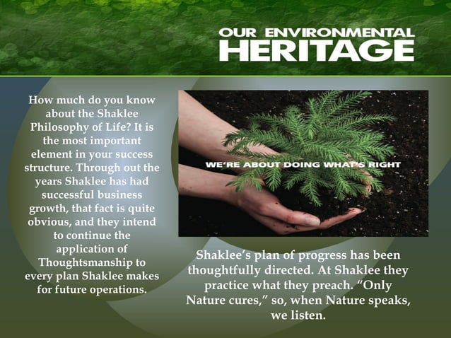 Story of The Shaklee Difference | PPT
