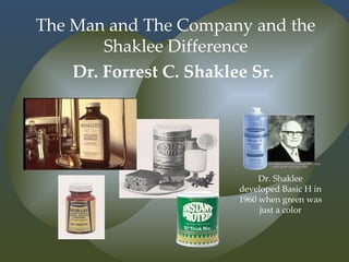 The story of the shaklee difference | PDF