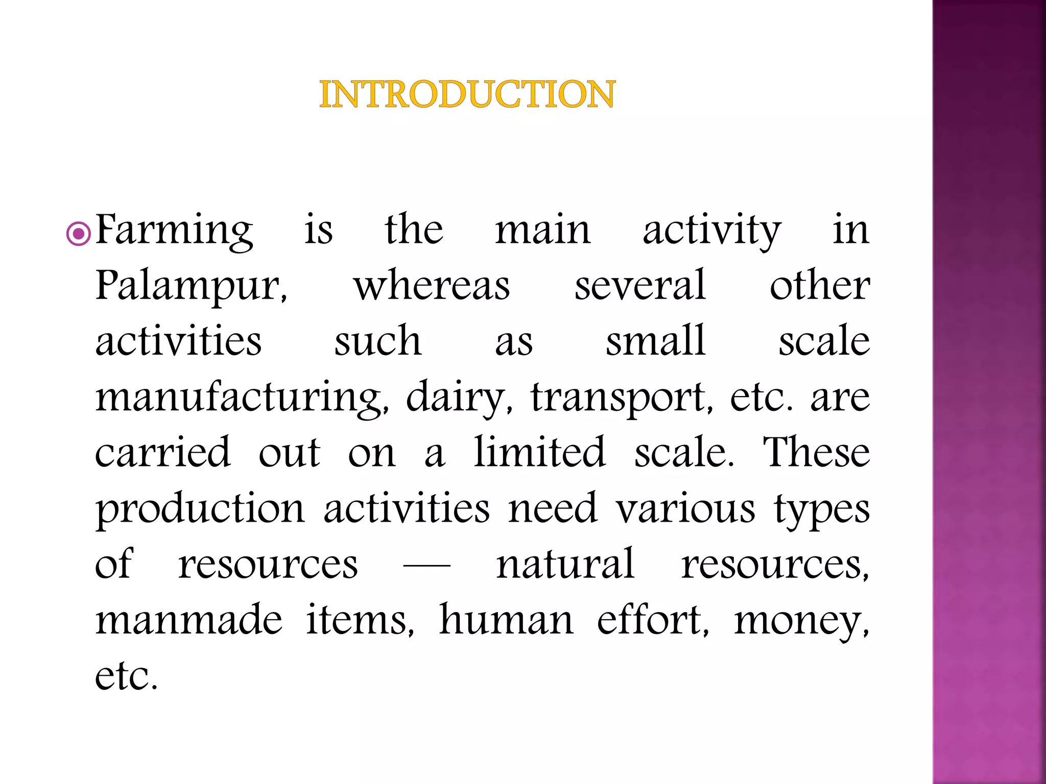 The story of village palampur | PPTX