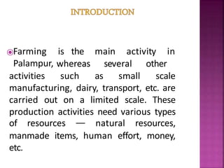 the story of village palampur | PPT