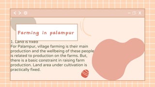 The story of village palampur | PPTX