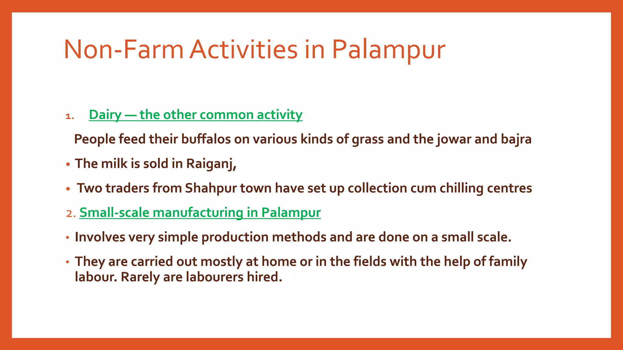 The story of village palampur | PPTX