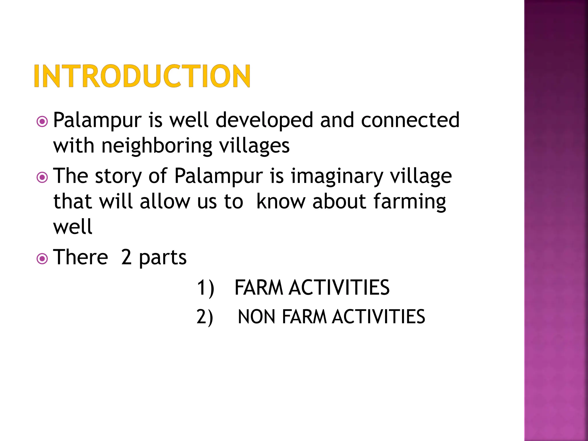 Class nine The Story of Village palampur | PPTX