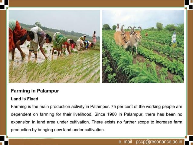 The story of village palampur | PPSX | Agriculture | Industries