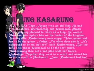 The story o lutung kasarung by amrita | PPTX