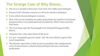 The Strange Case of Billy Biswas | PPTX