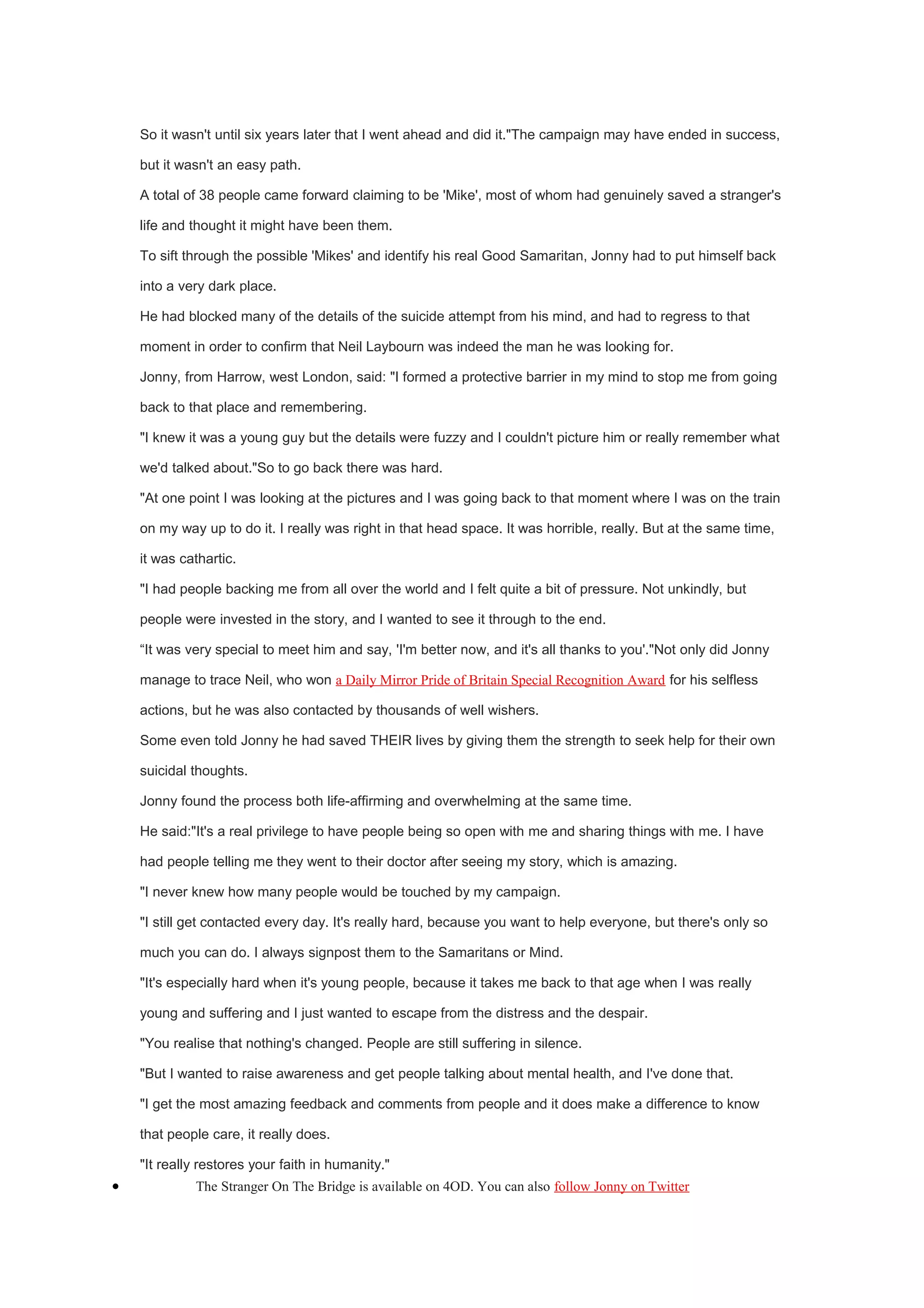 Jonny Benjamin | DOC