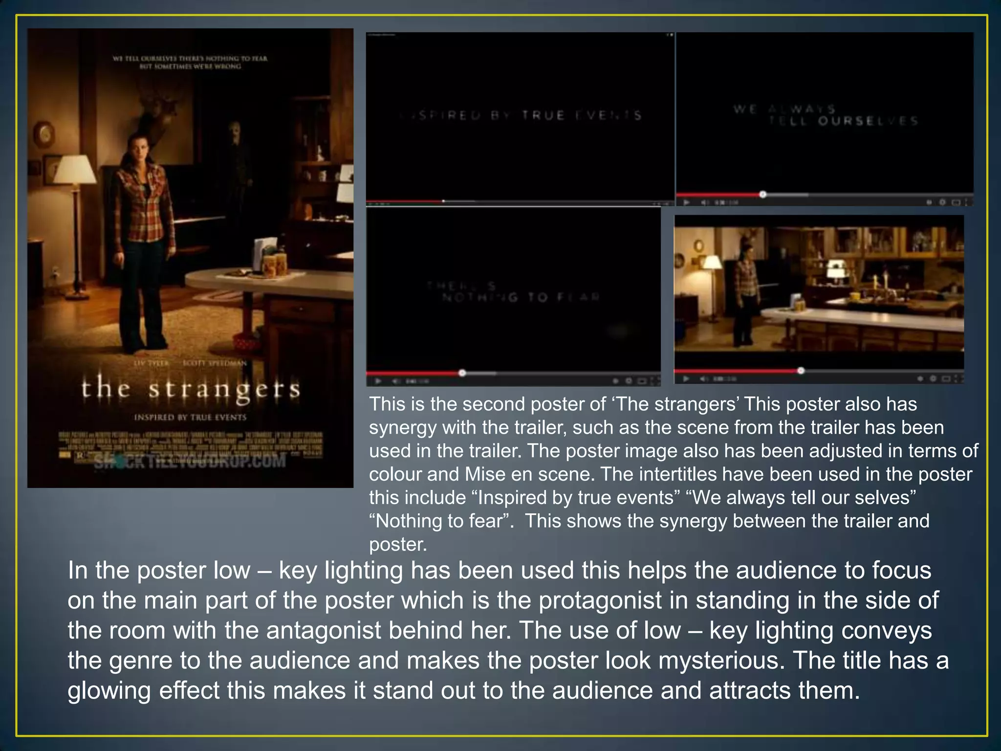 The strangers film poster | PPTX