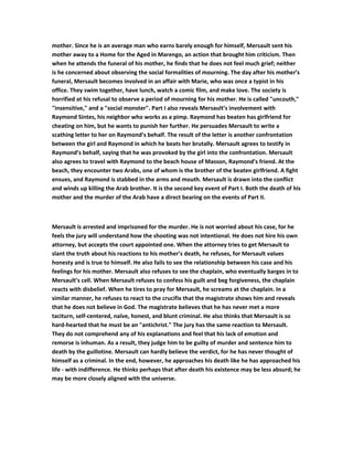 The stranger summary | RTF