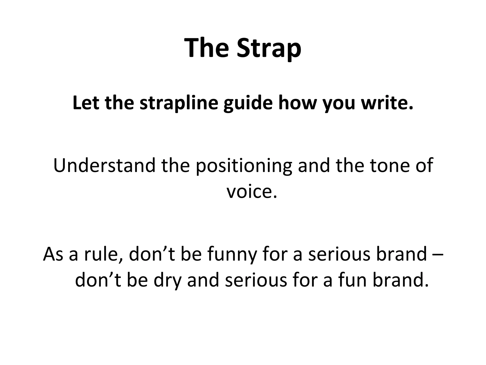 The strap | PPT