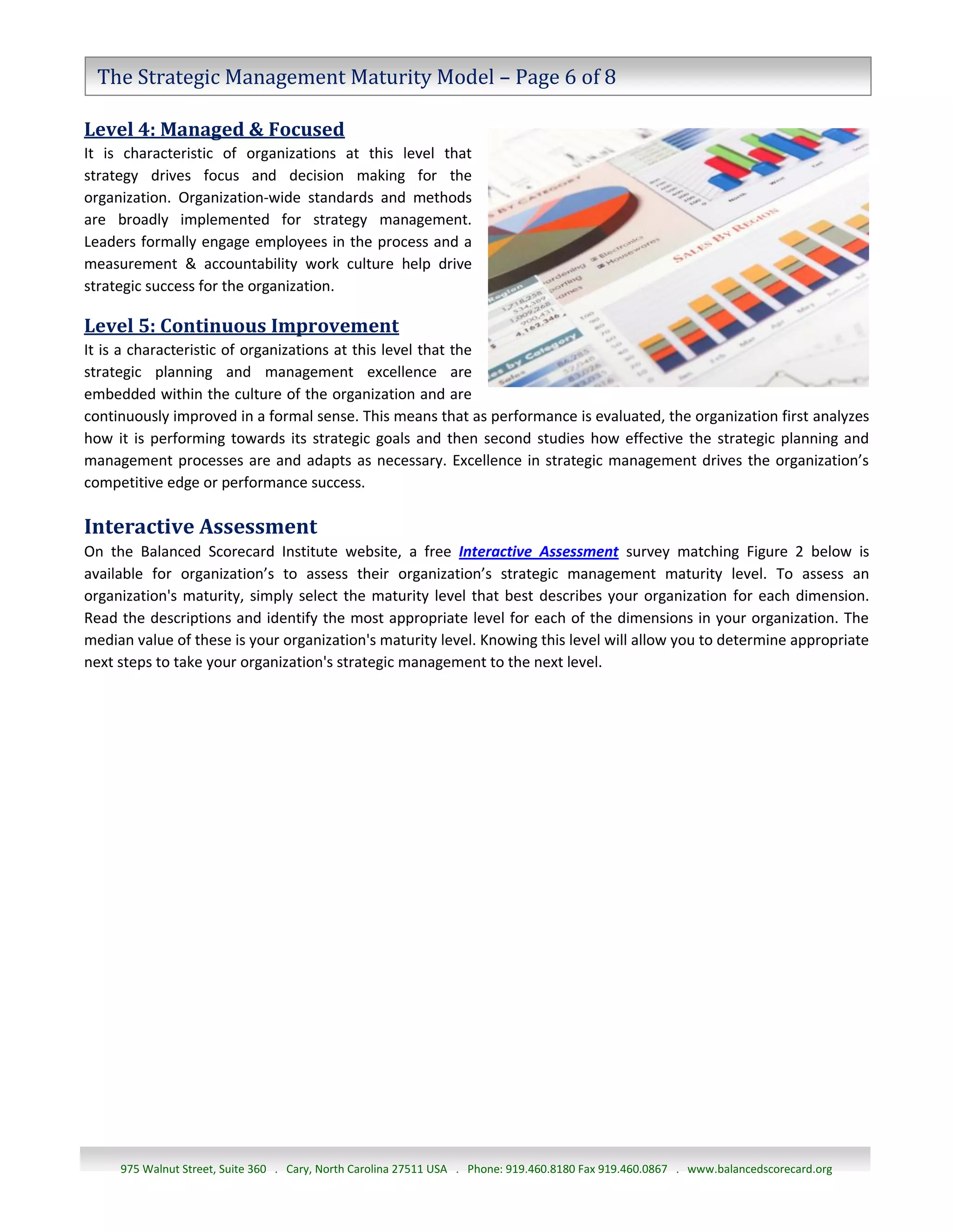 The strategic management maturity model | PDF