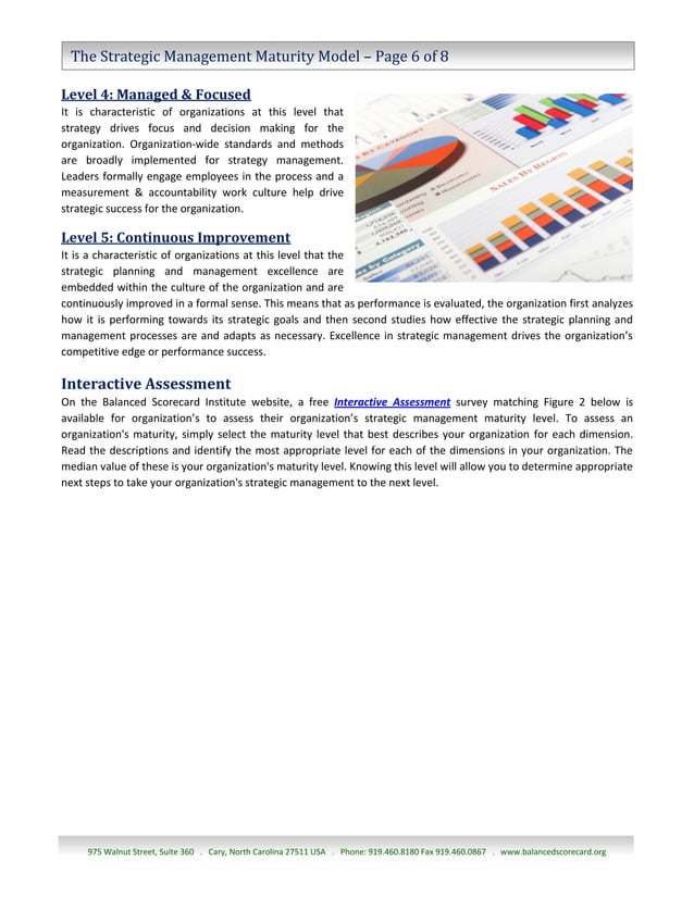 The strategic management maturity model | PDF